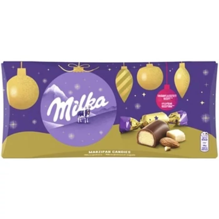 Milka Marcipán Ízű Alpesi Tejcsokoládé Szaloncukor 255g - Édesség ...