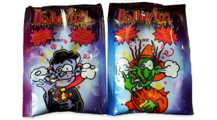 Hallowfizz Vegyes Gyümölcsízű Préselt Cukorka Savanyú Porral 12g (1db ...
