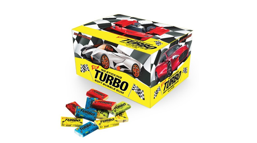 Turbó Tutti Frutti Ízű Rágógumi(100*4,5g) 450g - Retro - Édességek ...