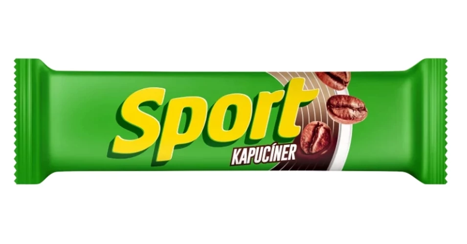 Sport Kapucíner étcsokoládéval bevont szelet kávés és tejszínízű ...