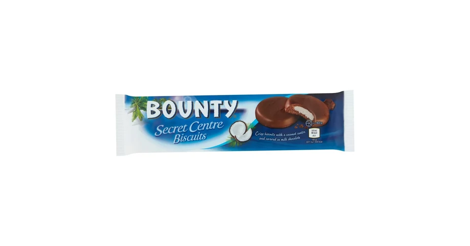 Bounty Secret Centre Biscuits 132g - Csokiszelet - Édességek webáruháza