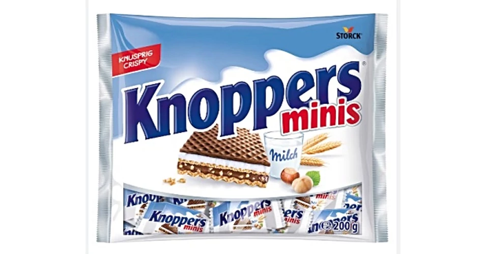 Knoppers Mini Ostyák Tej- és Mogyorókrémmel Bevonva FInom ...