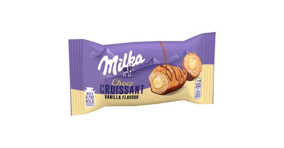 Milka Vaniliás Croissants 50g - Csokiszelet - Édességek webáruháza