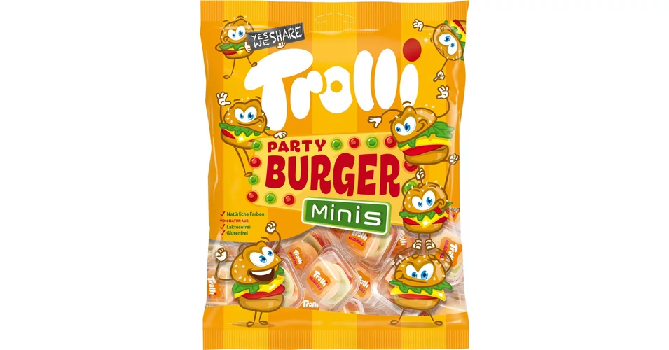 Trolli Party Mini Burger Gumicukor 170g (17*10g) - Trolli - Édességek ... Trolli Party Mini Burger Gumicukor 170g (17*10g) - Trolli - Édességek ...