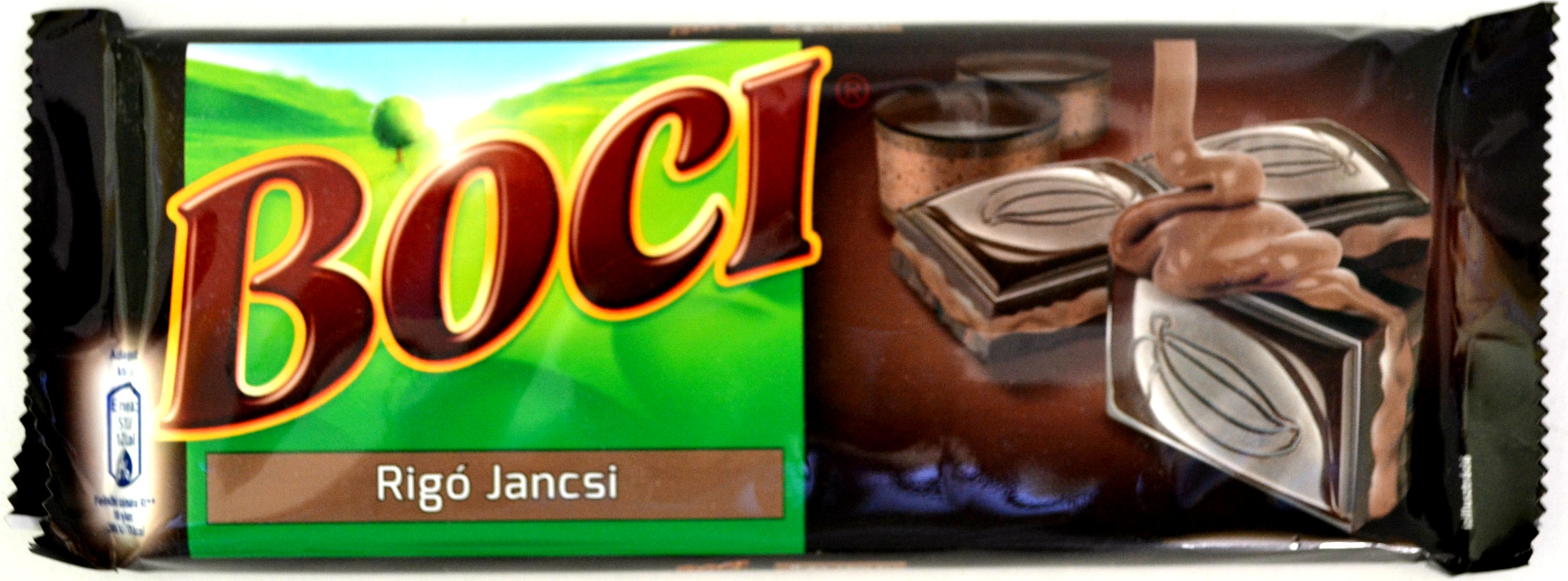 Boci Kakaós krémmel töltött étcsokoládé-Rigó Jancsi 90g - Boci ...